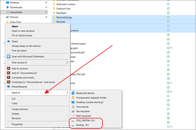 C mo Transferir Archivos A Unidad USB O Disco Duro Externo En Windows 10